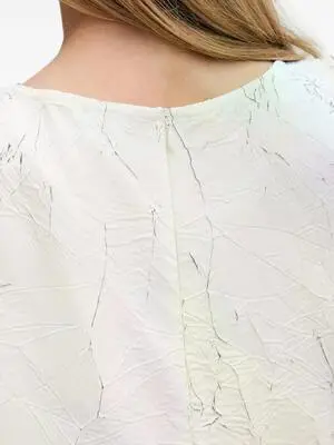Joseph Ribkoff Crinkled Effect Midi Dress