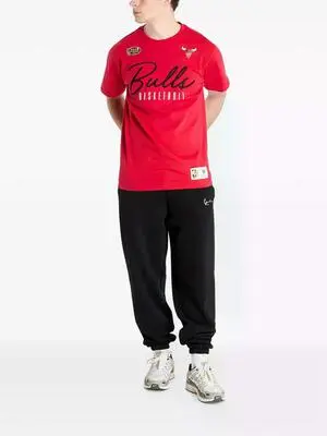 Mitchell & Ness Bulls Basketball Logo-print T-shirt