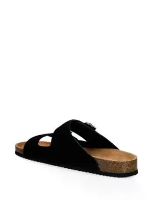 Sketchers Buckle-fastening Suede Sandals