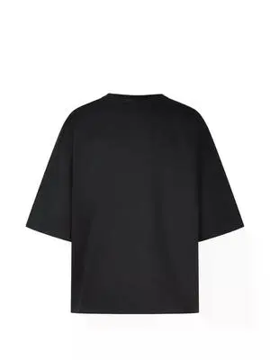 RÓHE Oversized Logo Tag T-shirt - Black