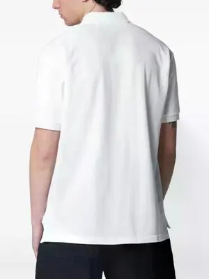 Comme Des Garçons Logo Heart-patch Polo Shirt