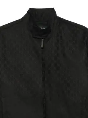 Gucci Gg Monogram Zip-up Jacket