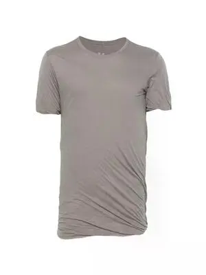 Rick Owens Double-layer Short-sleeve Cotton T-shirt