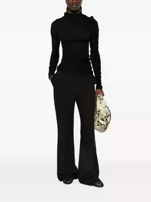 Pinko Pressed-crease Flared Trousers