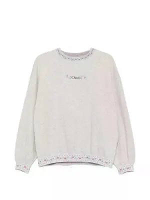 Chloé Floral Embroidered Logo Sweatshirt