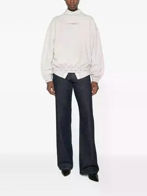 Chloé Floral Embroidered Logo Sweatshirt