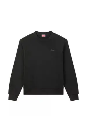 Kenzo Logo Embroidered Crew Neck Sweater