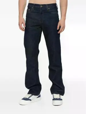 Casablanca Logo-embroidered Straight-leg Jeans