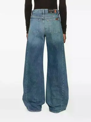 7 For All Mankind Tailorless Wide-leg Jeans