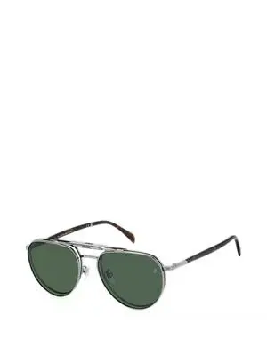 Db By David Beckham Silver Tone Eyewear For Men