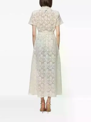 ATU BODY COUTURE Belted Lace Midi Dress