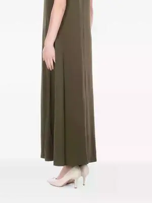 Max Mara Elasticated Underbust Jersey Maxi Dress