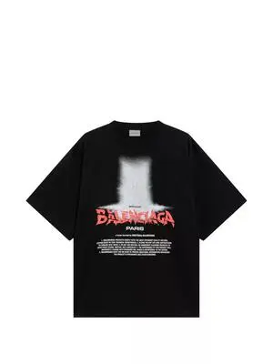 Balenciaga Drop Shoulder T-shirts For Women