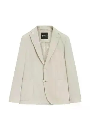 BOSS Patterned Single-breasted Blazer
