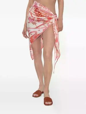 FERRAGAMO Graphic-print Silk Pareo