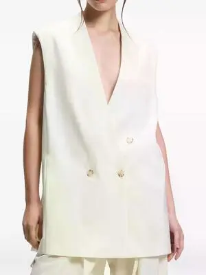BOSS Double-breasted Sleeveless Waistcoat