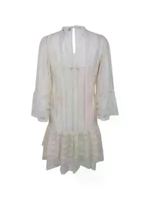 TWINSET Lace Ruffled Mini Dress
