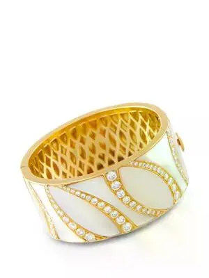 LB EXCLUSIVE 18k Yellow Diamond And Mother-of-pearl Bracelet - Gold