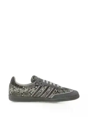 Adidas Samba Og Snakeskin-effect Sneakers - Grey