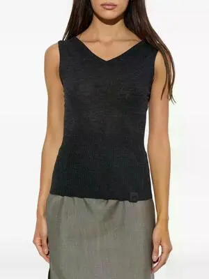 Victoria Beckham V-neck Sleeveless Knit Top