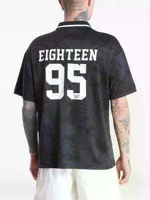 REEBOK Logo-print Collared T-shirt