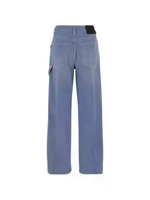 HAIKURE Bonnie Logo-patch Wide-leg Jeans