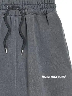 MKI MIYUKI ZOKU Logo Print Drawstring Shorts