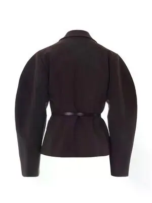 P.a.r.o.s.h Belted Puff-sleeve Jacket
