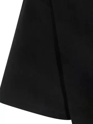 Saint Laurent Cassandre-embroidery T-shirt - Black