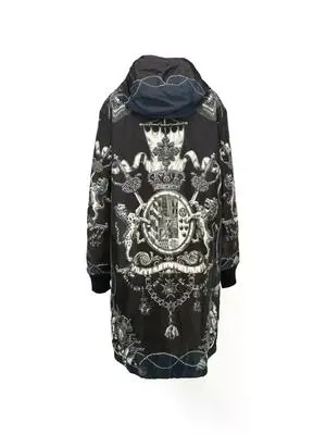 Dolce & Gabbana Heraldic Print Hooded Parka