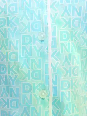 Dkny Logo-print Short-sleeved Pajamas