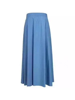 P.a.r.o.s.h Elasticated-waistband Flared Maxi Skirt