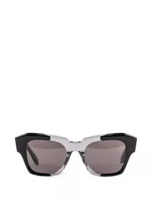 Alaïa Geometric Frame Sunglasses - Black