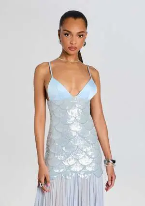 Retrofete Eileyn Embroidered Maxi Dress