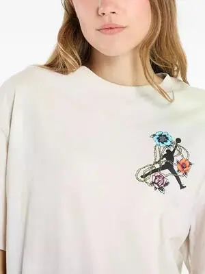 JORDAN Graphic Print T-shirt - Neutrals