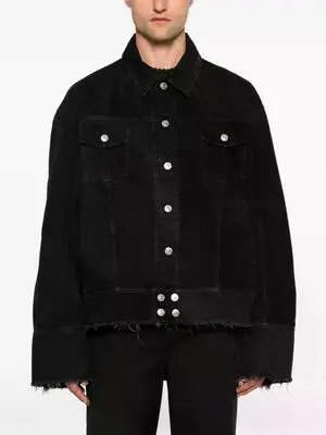Matieres Fecales Pierre M. Raw-edge Denim Jacket