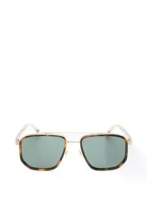 Gucci Tortoiseshell Square-frame Sunglasses - Brown