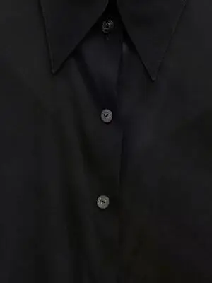 Gucci Silk Chiffon Pointed Collar Shirt