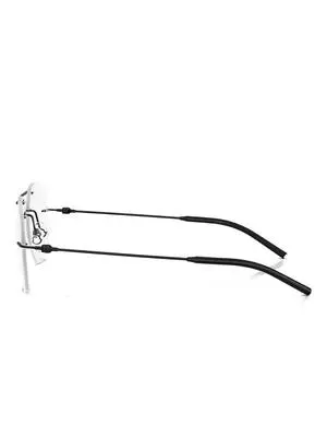 Moncler Rimless Geometric Glasses