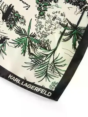 Karl Lagerfeld K/signature Vacance Silk Scarf