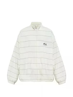 Balenciaga Striped Zip-up Jacket