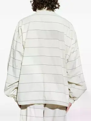 Balenciaga Striped Zip-up Jacket