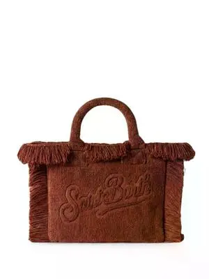 MC2 SAINT BARTH Colette Fringed Tote Bag - Brown
