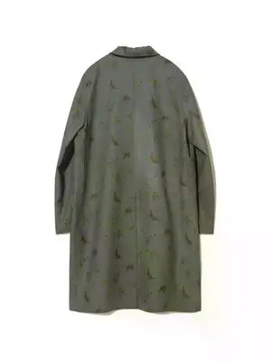 Undercover Floral Print Graphic Patch Coat