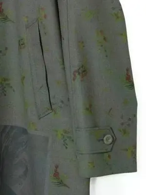 Undercover Floral Print Graphic Patch Coat