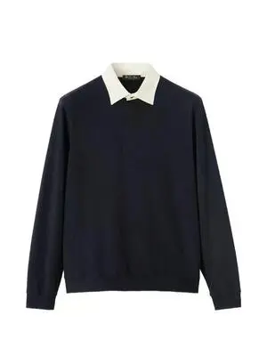 Loro Piana Lugger Long-sleeved Polo Shirt