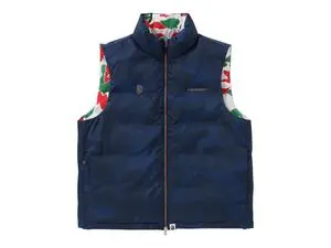 A BATHING APE X Pagani Solid Camo Logo Down Vest