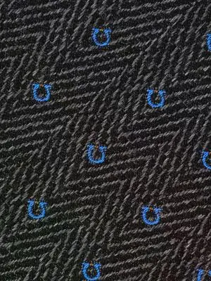 FERRAGAMO Chevron-pattern Tie