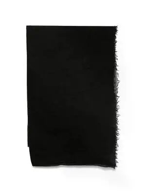 Rick Owens Emily Frayed Scarf - Black