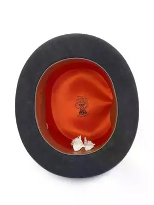 Vintage Buckled Bowler Hat